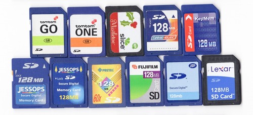 Lot Of 11x Misc. Brands 128MB MEGABYTE SD Camera Memory Cards | eBay