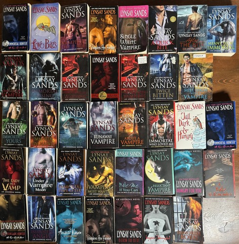Complete Series Set ARGENEAU 1-35 Lynsay Sands Vampires Paranormal Lot ...