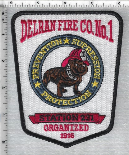 Delran Fire Company # 1 (New Jersey) Station 231 Red Letters Shoulder ...