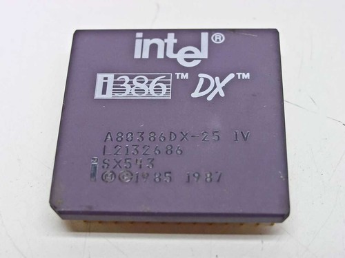 Intel i386 386 DX 25Mhz A80386DX-25 SX543 | eBay