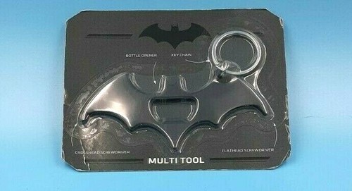 BATMAN BATARANG Multi Tool NIP Keychain Bottle Opener Cross Flathead ...