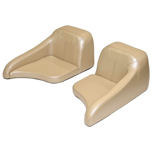 Blue Wave Boat Bow Seat Cushions | High Back Beige (Set of 2) | eBay