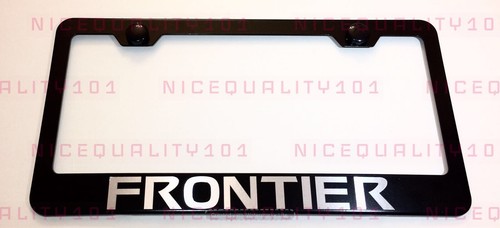 Frontier Stainless Steel Finished License Plate Frame Holder Rust Free ...