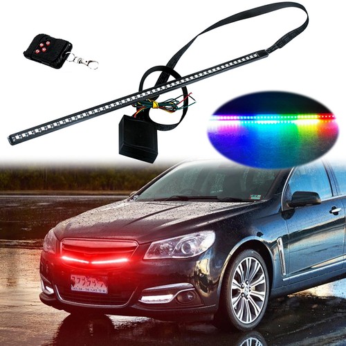 24" RGB LED Knight Rider Light Strip Decoration LED Scanning Light ...