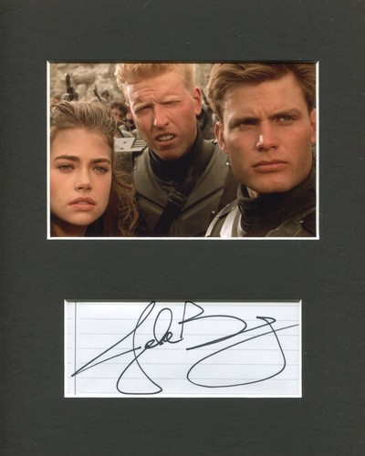 Jake Busey Starship Troopers Ace Levy Rare Signed Autograph Photo ...
