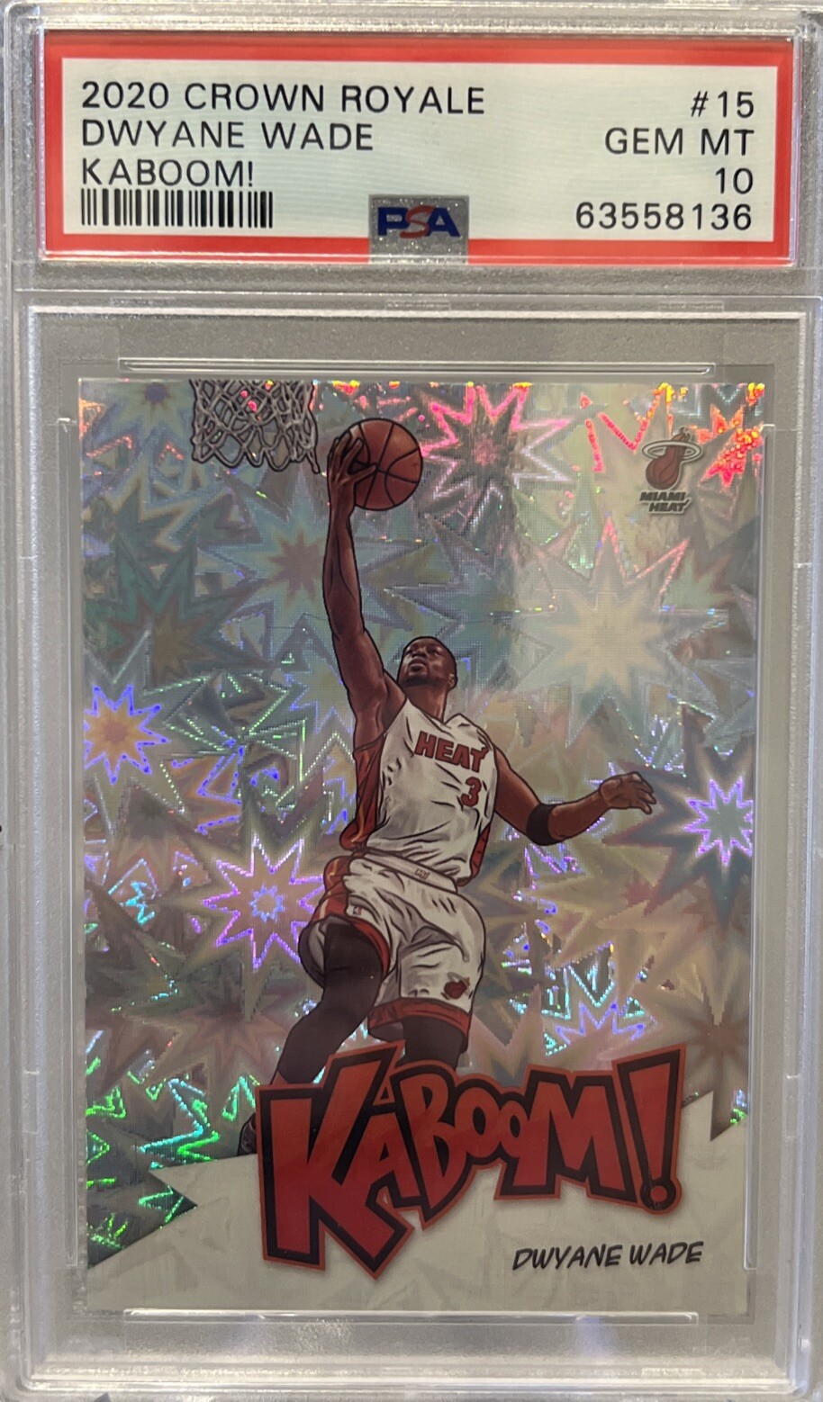Dwyane Wade 2020 Crown Royale #15 Kaboom! PSA 10 Price Guide - Sports ...