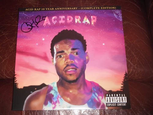 CHANCE THE RAPPER SIGNED 10 YEAR ANNIVERSARY ACIDRAP VINYL ALBUM RARE ...