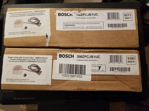 Genuine OEM Bosch Dishwasher Power Junction Box & Power Cord Kit ...