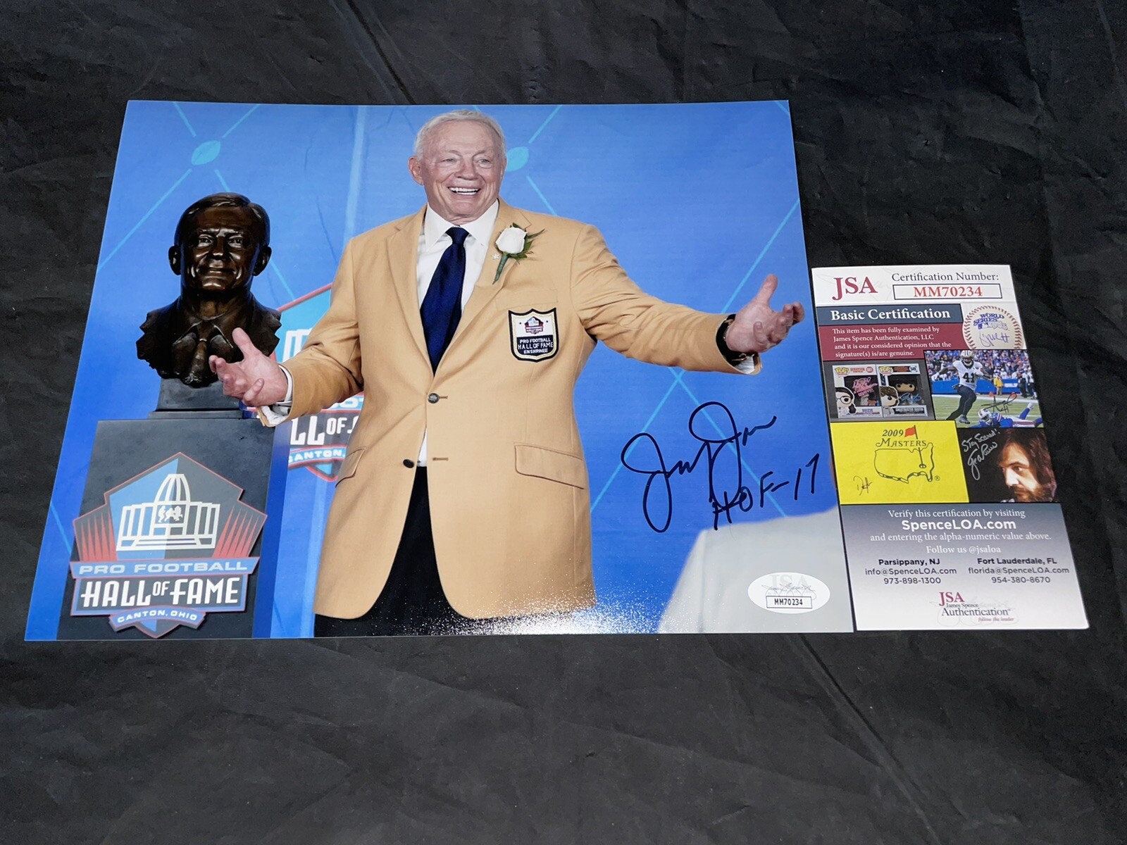 Jerry Jones Autographed Memorabilia | Signed Photo, Jersey ...