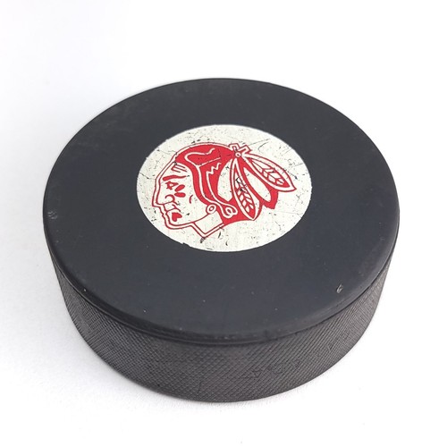 Hockey Puck Portland WinterHawks WCHL Logo Made In Canada Western ...
