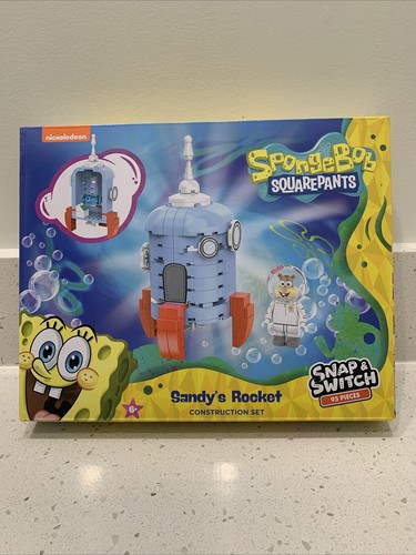 SpongeBob Squarepants Sandys Rocket Snap & Switch Construction Set ...