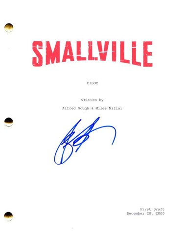 Justin Hartley Signed Autograph Smallville Pilot Script Screenplay Oliver Queen | eBay