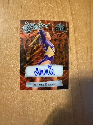 2024 Leaf Women of Sport - Annie Beard - HerStory Orange Wave Auto 1/1 ...