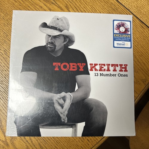 Toby Keith 13 Number Ones Walmart Exclusive Red Splatter Vinyl LP New ...