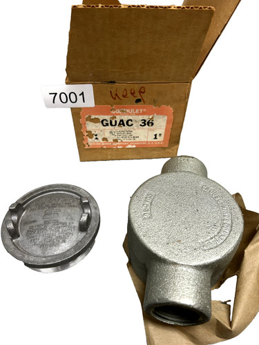 Crouse Hinds GUAC36 SA Condulet Conduit Outlet | eBay