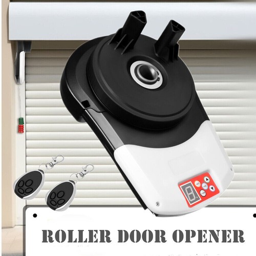 Automatic Roll Up Door Opener Garage Roller Door Opener with 2 Remotes ...