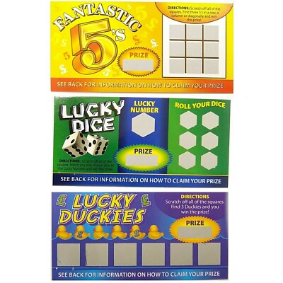 Fake Scratch Cards for sale | eBay