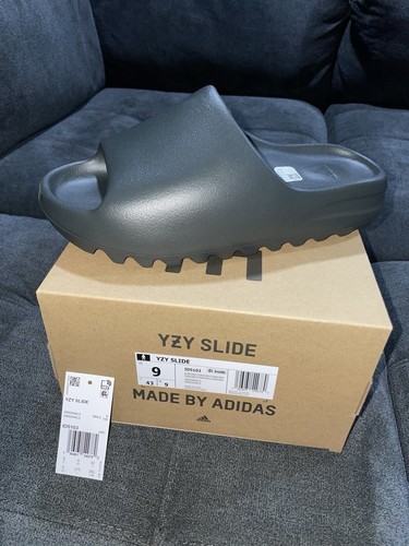 Adidas Yeezy Slide Dark Onyx Size 9 BRAND NEW WITH BOX ID5103 | eBay