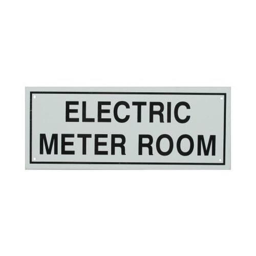 4" X 10" "Electric Meter Room" Metal Sign | eBay