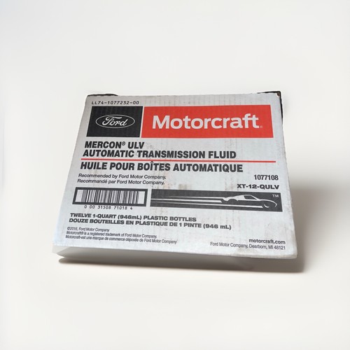 MOTORCRAFT Mercon ULV - 12 Quarts Transmission Fluid Ford Lincoln Case ...