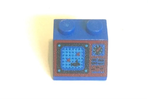 LEGO 2x2 Slope with Aquazone Pattern, Part 3039pb019, Sets 5160 and ...