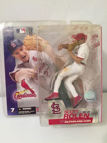 2003 SCOTT ROLEN ST LOUIS CARDINALS MCFARLANE WHITE UNIFORM VARIANT ...