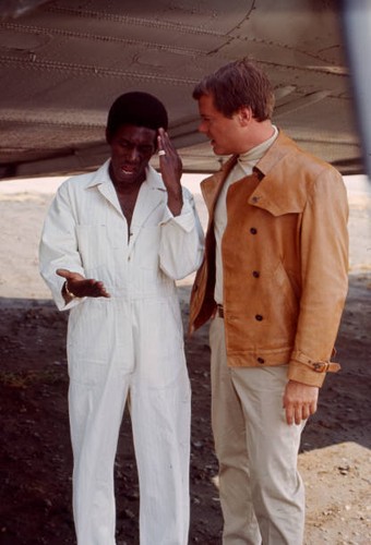 Stu Gilliam Larry Hagman Appearing In Three'S A Crowd 1969 Tv Old Photo ...