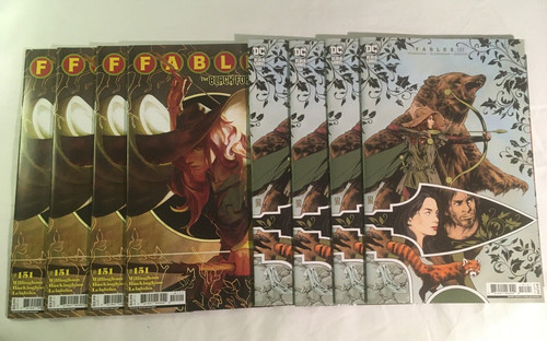 FABLES #151 Two Cover Versions, Four Copies of Each, VFNM Condition | eBay