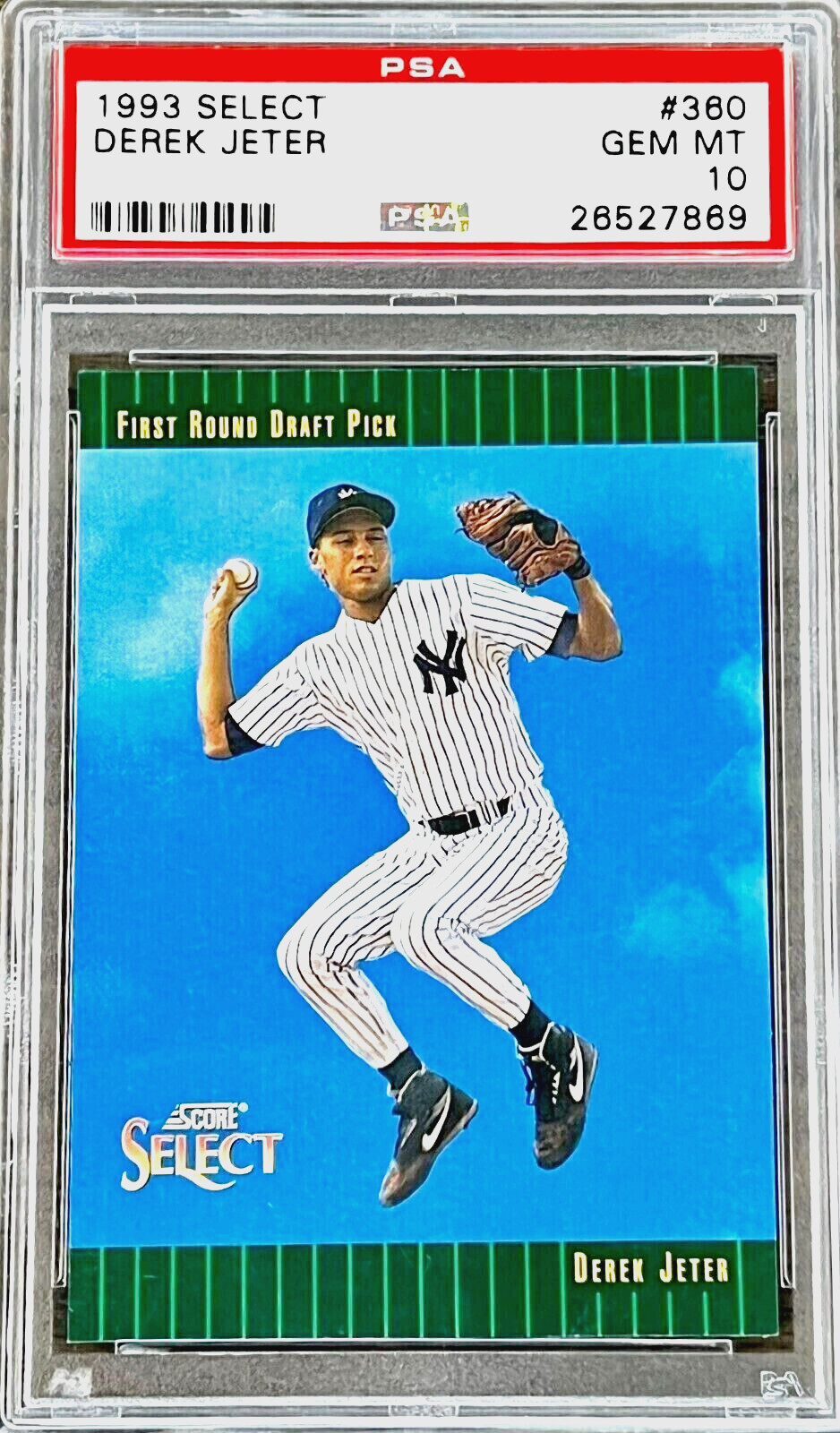 Derek Jeter 1993 Select #360 Base PSA 10 Price Guide - Sports Card Investor