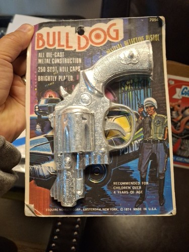 Vintage Toy Metal Bulldog Cap Gun MOC | eBay