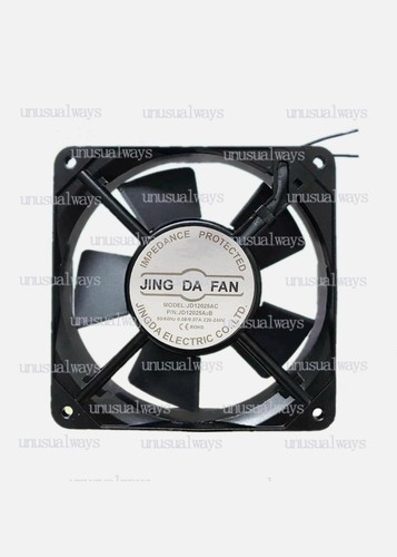 1PC NEW JING DA FAN JD12025AC 220V 0.08/0.07A 12cm 12025 2 Wire | eBay