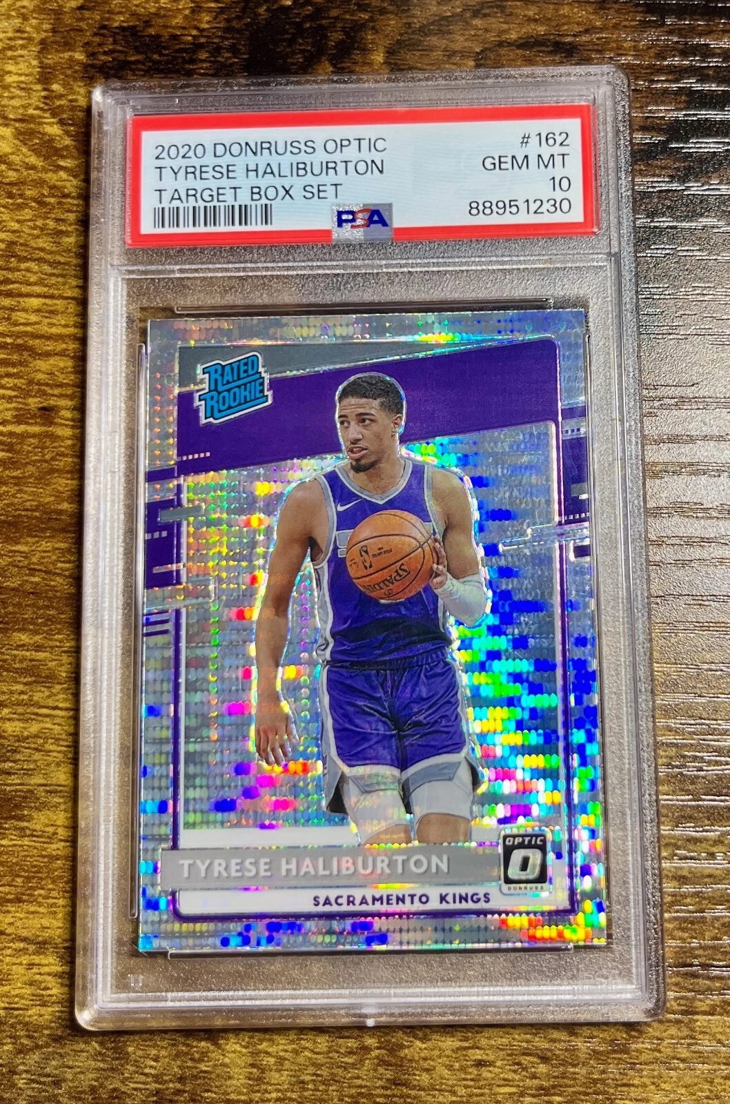 Tyrese Haliburton 2020 Optic #162 Target Box Set Price Guide - Sports ...