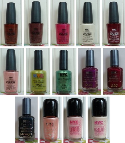 ONE NEW N.Y.C. NAIL POLISH - YOU PICK! - HARD TO FIND SHADES! NEW YORK ...