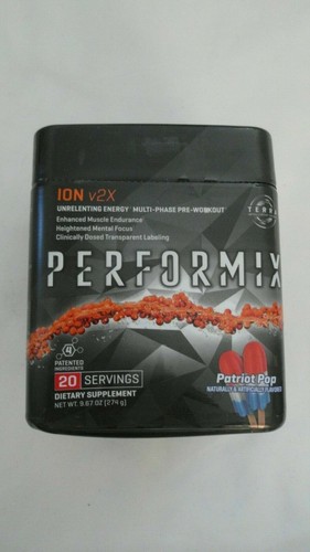 Performix ION v2X Multi Phase Pre-Workout 9.67 Oz 20 Servings Patriot ...