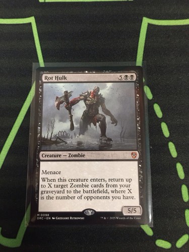 MTG Magic The Gathering Rot Hulk DRC Black Zombie Commander | eBay