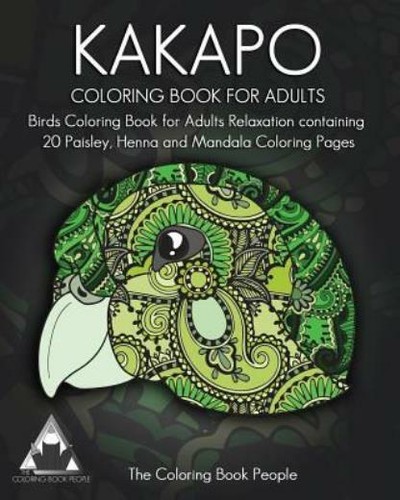 Kakapo Coloring Book For Adults: Birds Coloring Book For Adults ...
