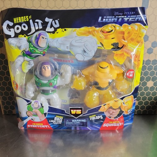 Buzz Lightyear & Yellow Zyclops Heroes of Goo Jit Zu DISNEY PIXAR 2022 ...