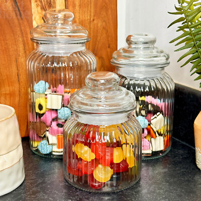 Glass Sweet Storage Jars for sale | eBay