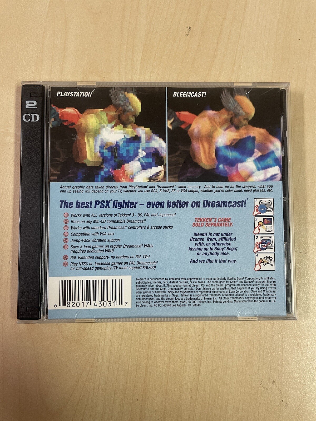 Bleemcast! Tekken 3 For Dreamcast – VSMSP
