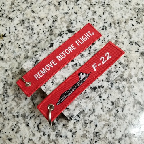 F-22 Remove Before Flight Raptor ® Keychain, Tag, Streamer! | eBay