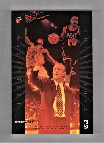 1998-1999 MIAMI HEAT NBA INFORMATION MEDIA GUIDE | eBay