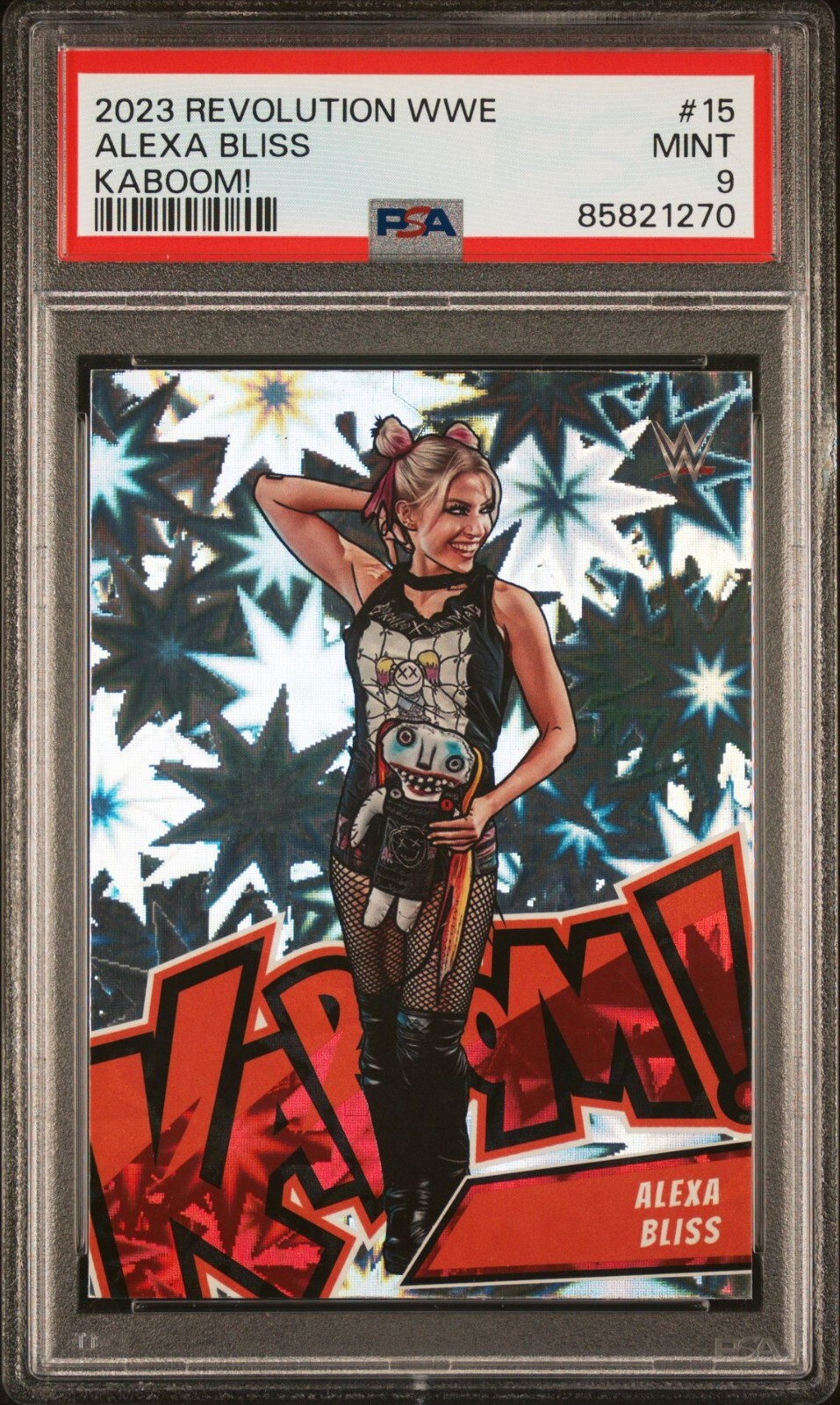 Alexa Bliss 2023 Revolution WWE #15 Kaboom! /(SSP) PSA 9 Price Guide ...