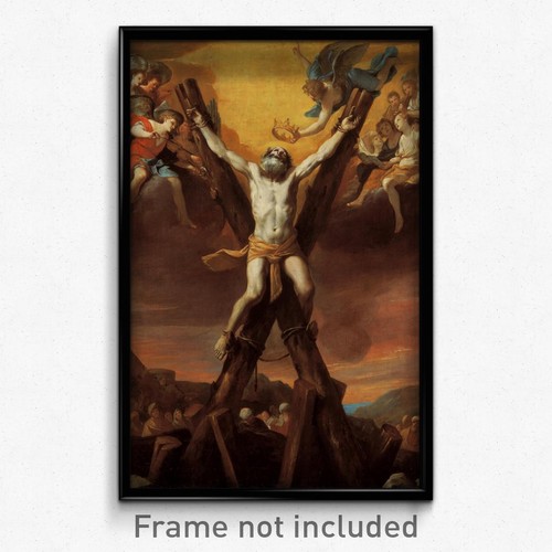 Mattia Preti - The crucifixion of St Andrew Print 11x17 Art Poster | eBay