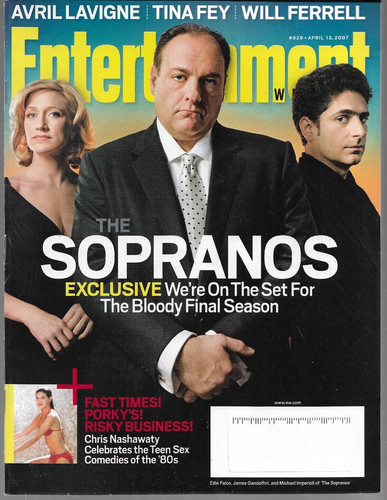 SOPRANOS - ENTERTAINMENT WEEKLY Mag April 13, 2007 - LIKE NEW - Label ...