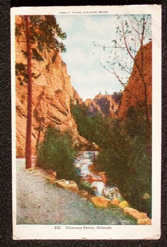 1907 Stream Thayer Cheyenne Canon CO El Paso Co Postcard Colorado | eBay