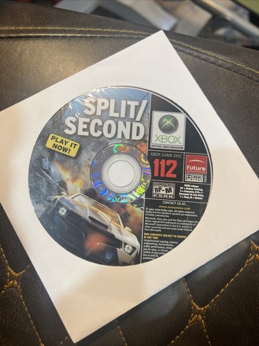 Xbox Game Disc 112 Split/Second Xbox 360 | eBay