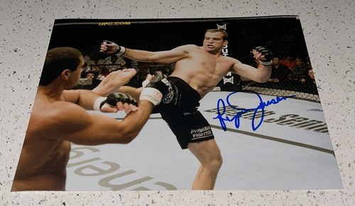 RYAN JENSEN SIGNED 8X10 PHOTO UFC MMA FIGHTER BELLATOR STRIKEFORCE ...