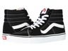 VANS SK8-HI BLACK/WHITE CLASSIC SKATEBOARDING CANVAS SUEDE MENS/WOMENS ...