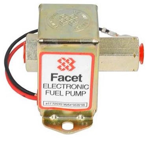 12V FACET SOLID STATE FUEL PUMP FITS 1.5-2.5PSI CARBURETED ENGINES ...