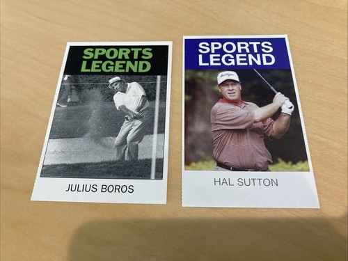 Vintage Golf Sports Legend Card lot of 2 - Hal Sutton Julius Boros | eBay